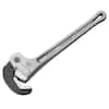 RIDGID 14 in. Aluminum Rapid Grip Pipe Wrench with Secure Grip Hook/Jaw ...