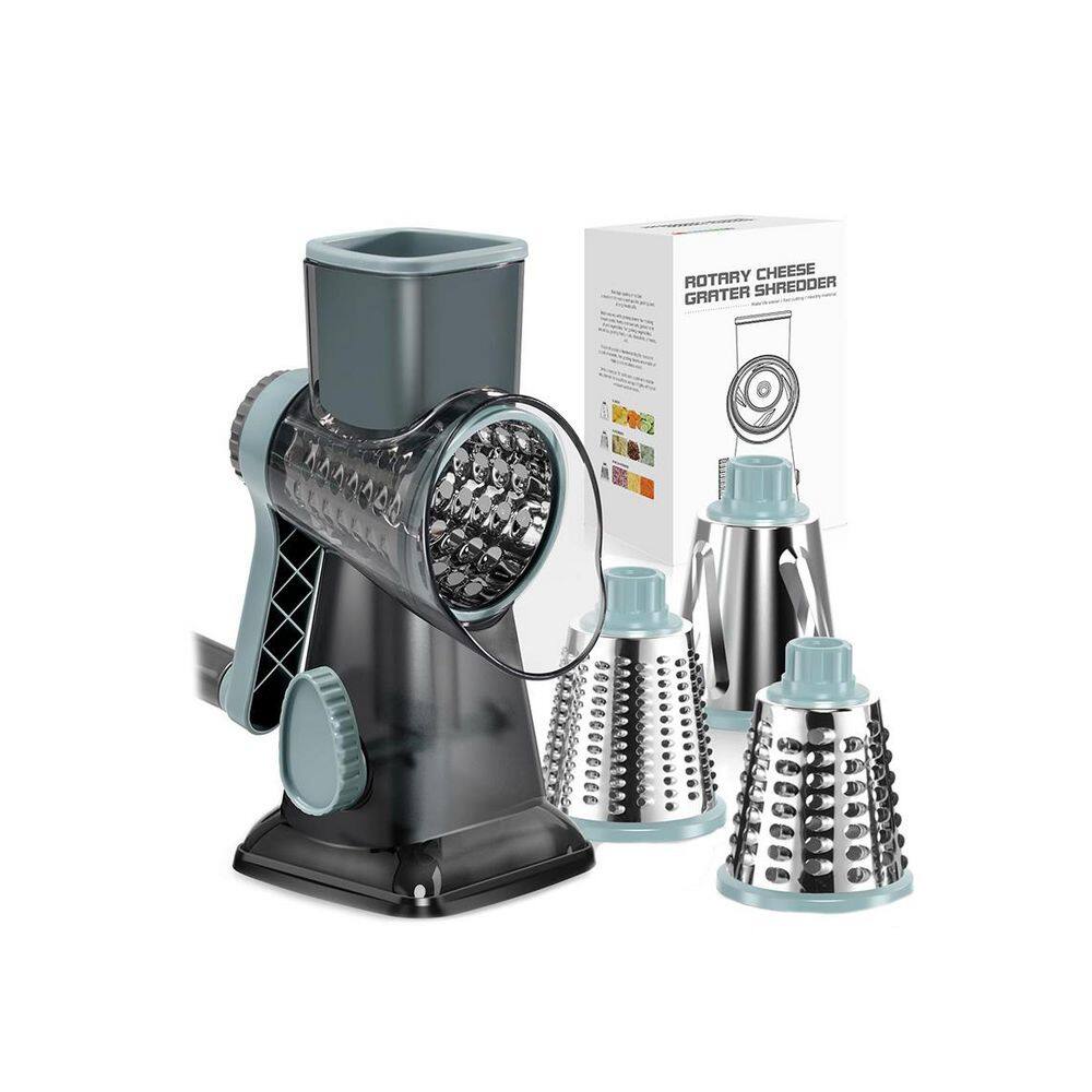 Lynzavix Rotary Cheese Grater Transparent Hand Crank Kitchen Tool with ...
