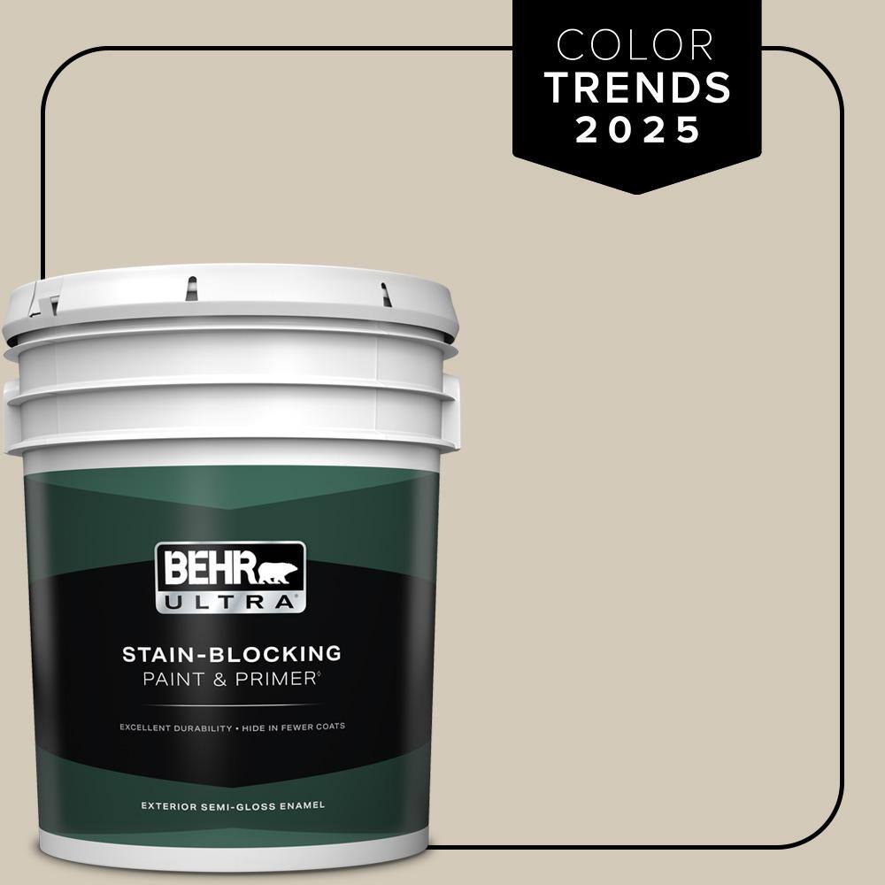 BEHR ULTRA 5 gal. Designer Collection #DC-010 Even Better Beige Semi ...