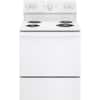 Hotpoint 30 in. 4 Burner Element Free-Standing Electric Range in White ...