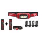 Milwaukee 600 Lumens LED REDLITHIUM USB Low-Profile Hard Hat Headlamp ...