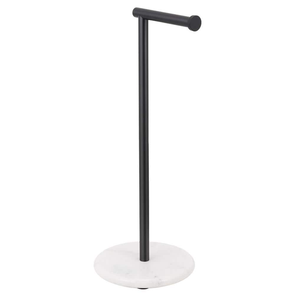 KES Freestanding Toilet Paper Holder with Natural Marble Base in Matte ...