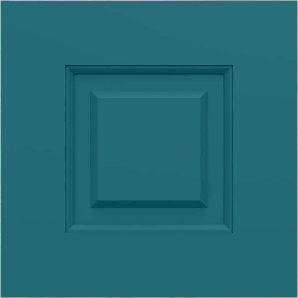 Ekena Millwork 12 in. W x 12 in. H True Fit PVC Raised Panel Shutters ...