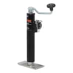 CURT Pipe-Mount Swivel Jack with Top Handle (2,000 lbs., 10" Travel ...