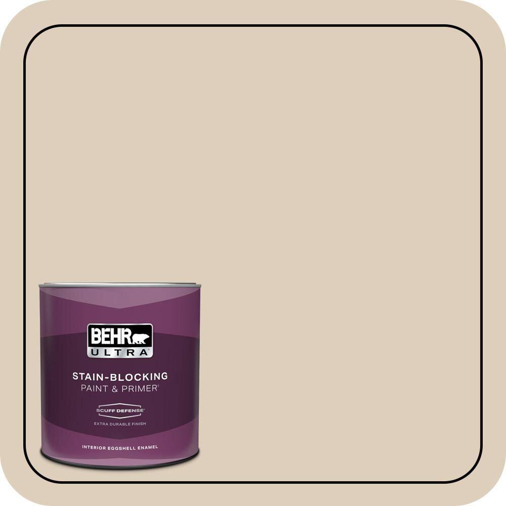 BEHR ULTRA 1 qt. #MQ3-11 Dainty Lace Extra Durable Eggshell Enamel ...
