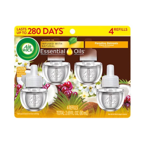Air Wick 0.67 oz. Paradise Retreats Scented Oil Plug-In Automatic Air ...