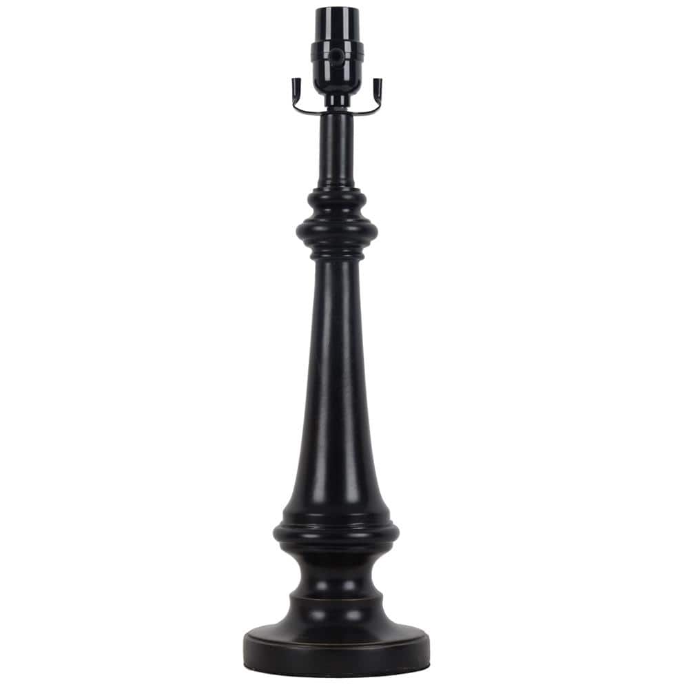 Hampton Bay Mix and Match 18.75 in. H Oil Rubbed Bronze Table Lamp Base ...