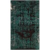 SAFAVIEH Classic Vintage Teal/Brown 2 ft. x 6 ft. Border Runner Rug ...