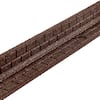Vigoro 48 in. x 3 in. x 3 in. Brown Brickface Rubber Landscape Edging ...