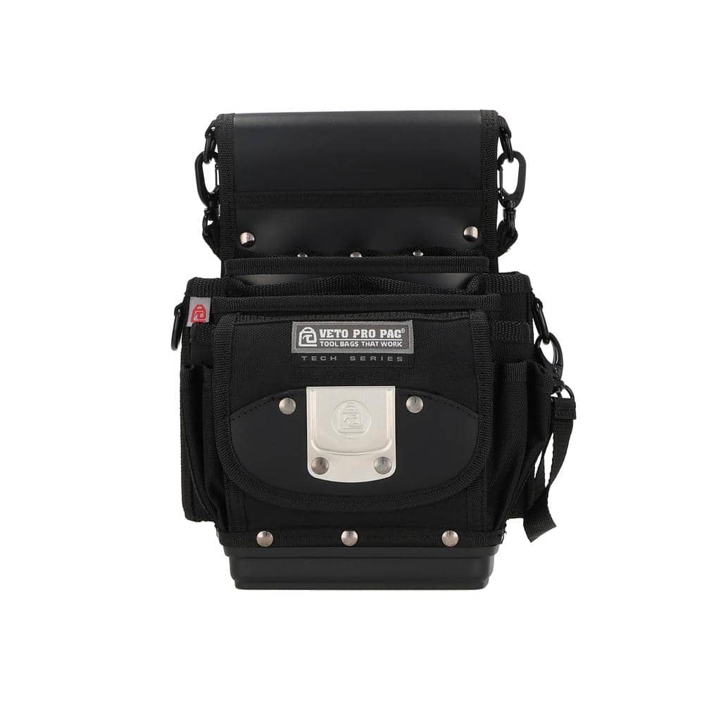 VETO PRO PAC 8.5 in. Small Blackout Nylon Tool Pouch with Pen Knife ...