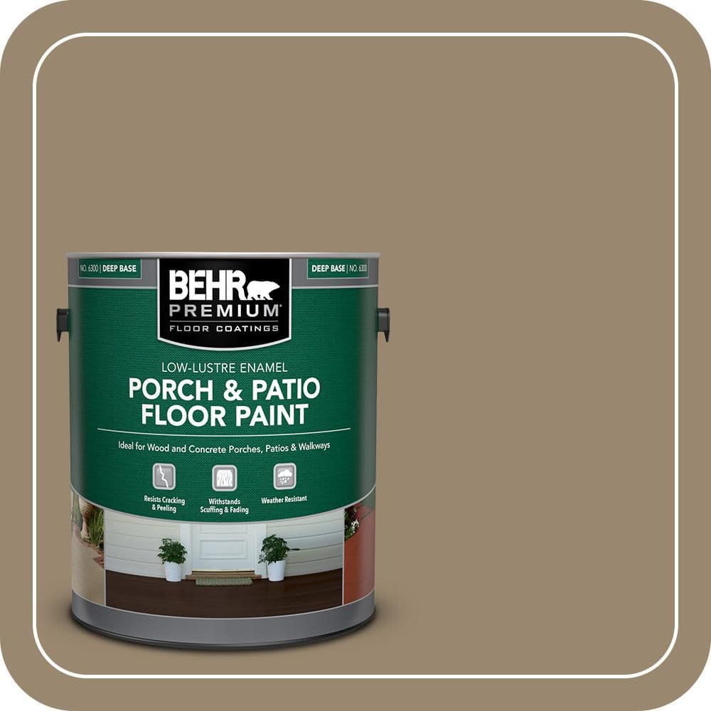 BEHR PREMIUM 1 gal. #710D-5 Mississippi Mud Low-Lustre Enamel Interior ...