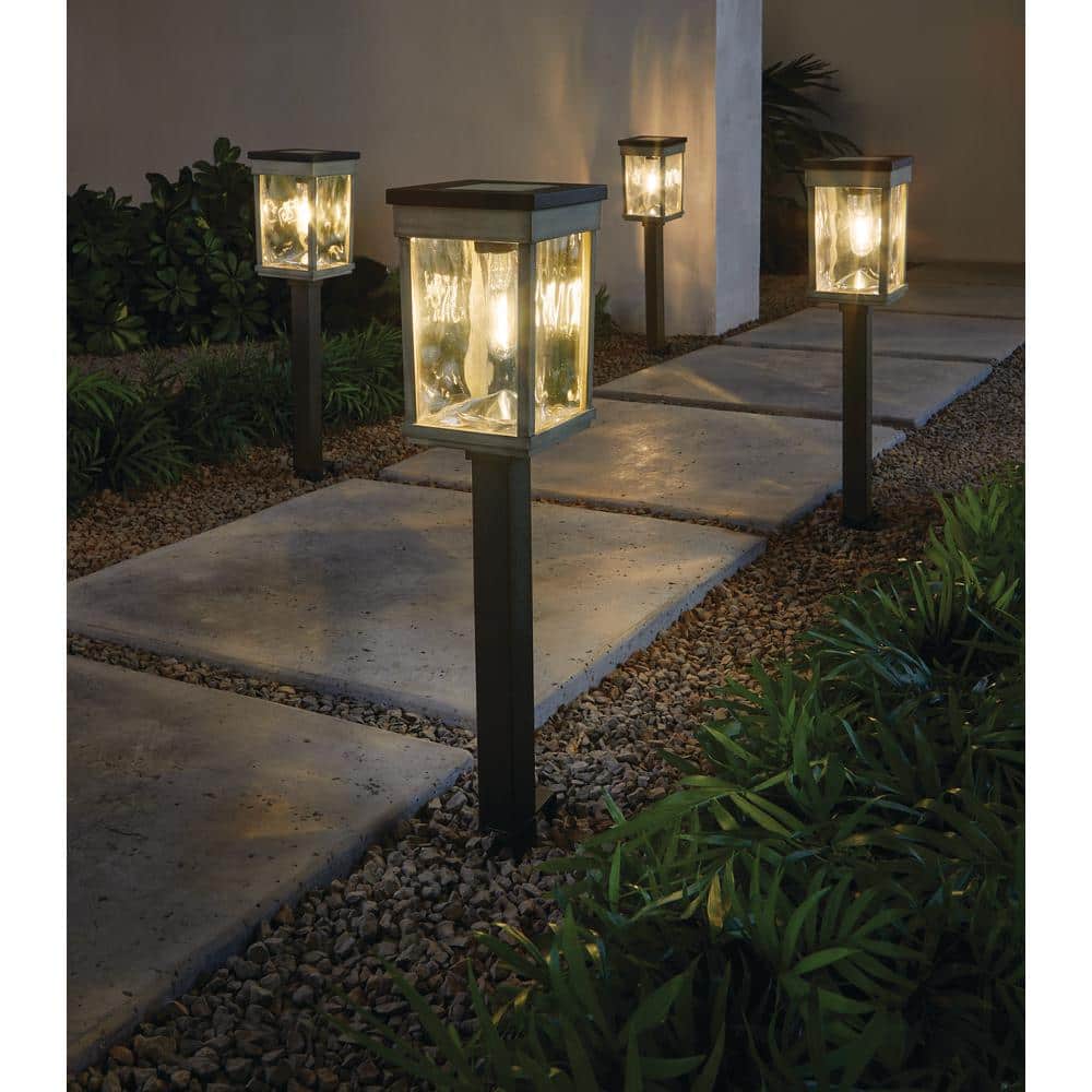 Home Decorators Collection Greycliff 20 Lumen Black LED Weather ...
