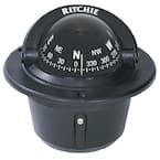 Ritchie Explorer Flush Mt. Compass, Black F-50 - The Home Depot