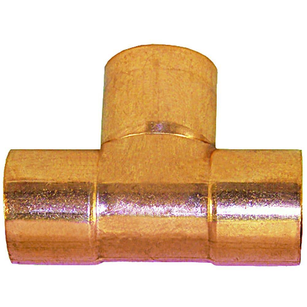 Everbilt 1-1/4 in. Copper Tee Fitting 10632866 - The Home Depot