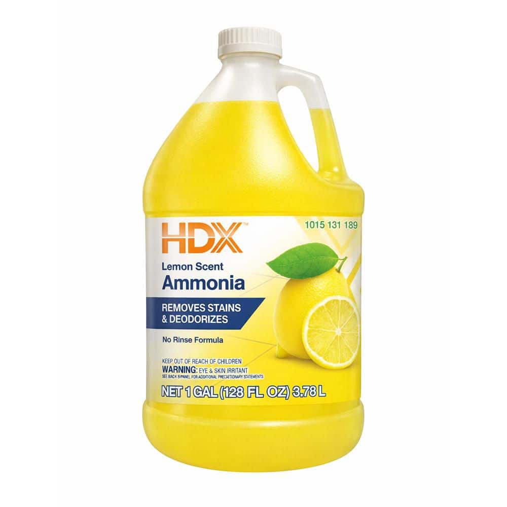 HDX 1 Gal. All Purpose Lemon Ammonia Cleaner HD150002 - The Home Depot