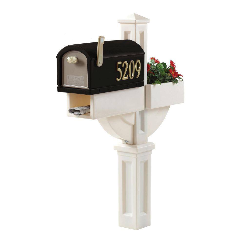 Step2 MailMaster Hudson Mailbox with Planter-520900 - The Home Depot