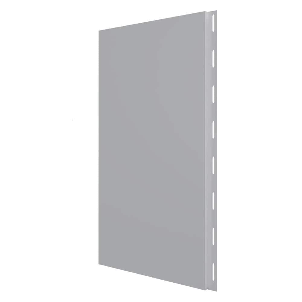 Trusscore 1/2 in x 16 in. x 20 ft. Gray PVC Wall and Ceiling Board ...