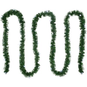 Home Accents Holiday 50 ft. LED Pre-Lit Roping Artificial Garland ...