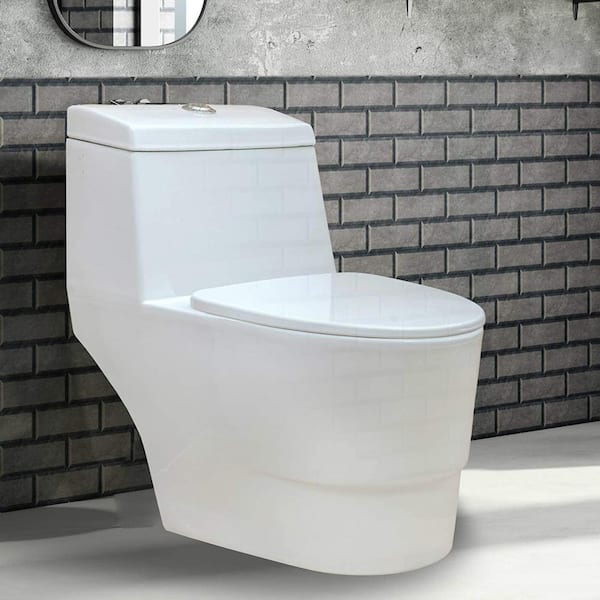 FINE FIXTURES Atlantis 12 in. Rough-In 1-Piece 1/1.6 GPF Dual Flush ...
