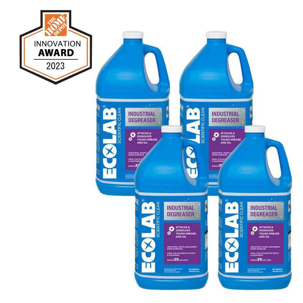 ECOLAB 1 Gal. Professional Strength Industrial Degreaser, Attacks ...