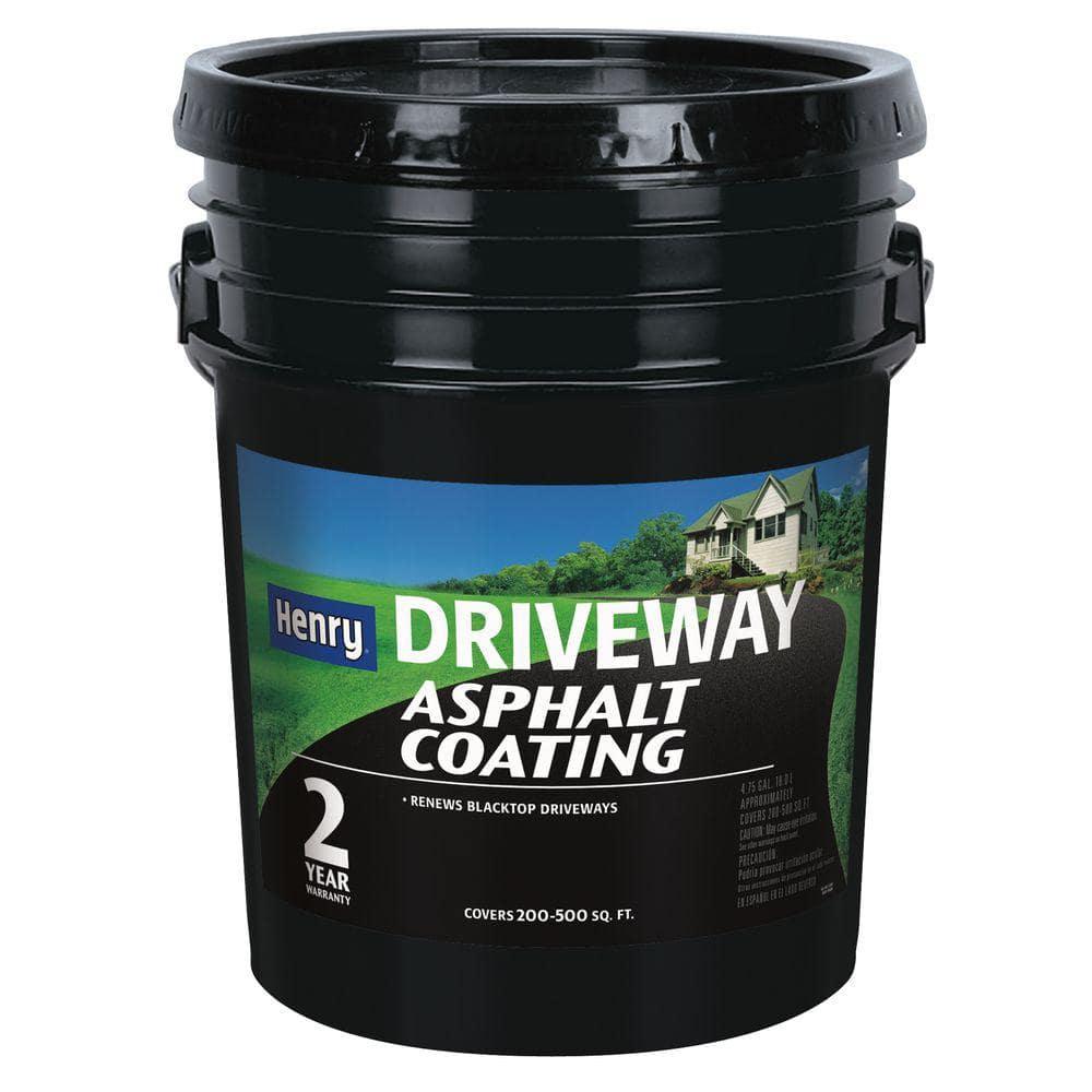 Henry 130 Asphalt Driveway Coating 4.75 Gal. (Black) HE130074 - The ...