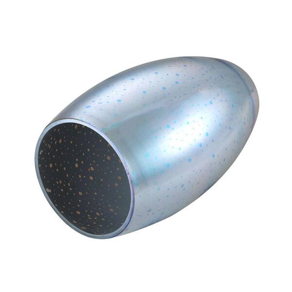 Faymart lighting 7.64 in. Multicolored Fireworks Effect Art Glass Drum ...