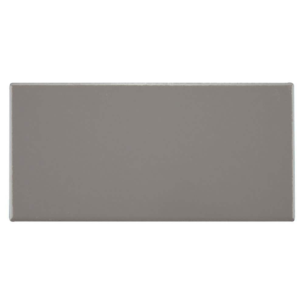 Merola Tile Piscina Brick Matte Dark Grey 4-7/8 in. x 9-5/8 in ...