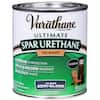 Varathane 1 Quart Clear Semi-Gloss Oil-Based Exterior Wood Sealer Spar ...