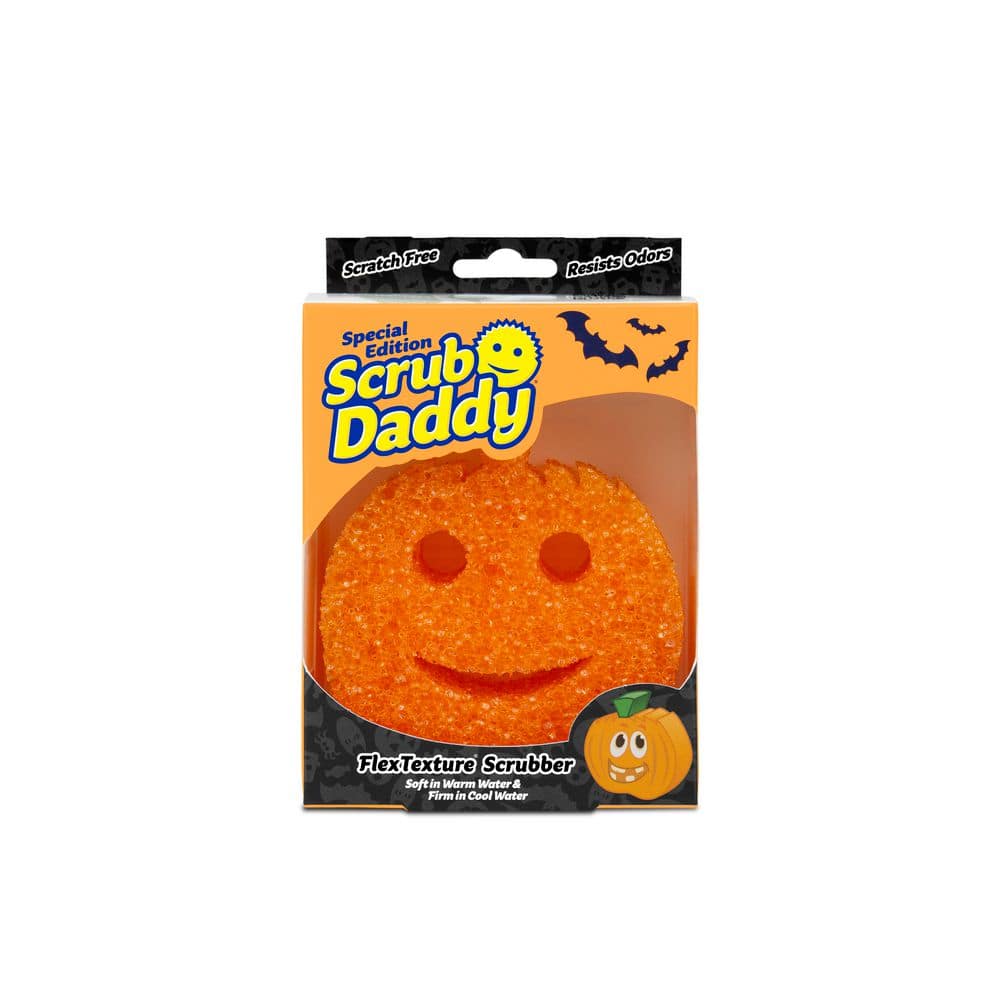 Scrub Daddy Special Edition Orange Pumpkin Scratch-Free Sponge (1-Count ...