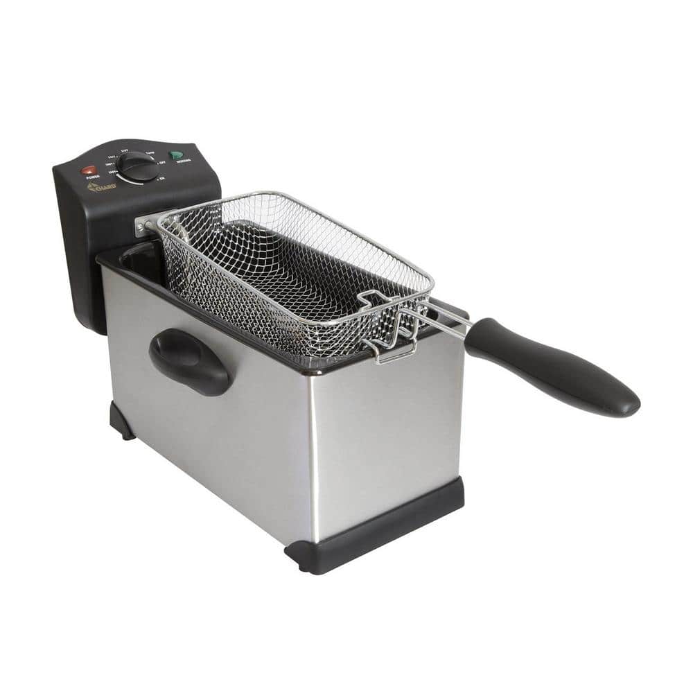 Chard 3 Qt. Silver Deep Fryer DF-3E - The Home Depot