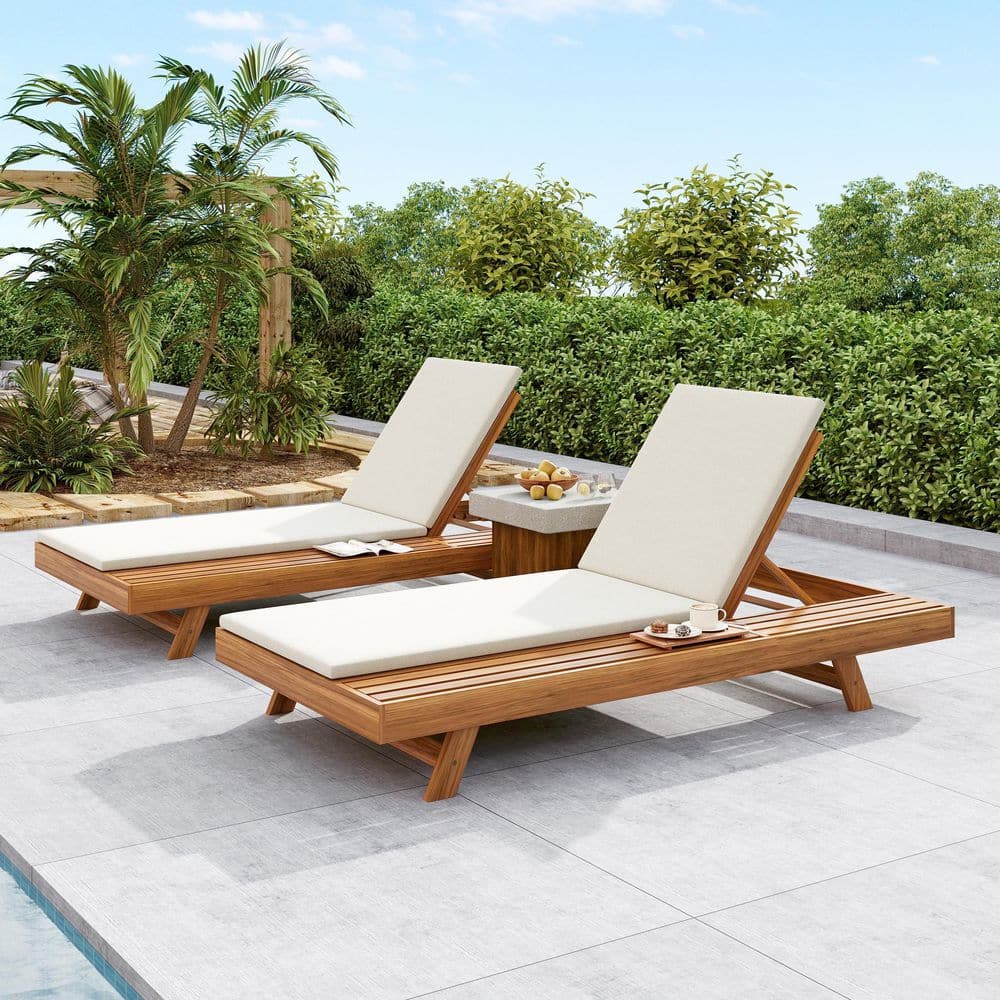 CHRISTOPHER KNIGHT HOME Erin Patio 2/3 Foldable Solid Wood Outdoor ...