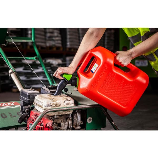 Scepter 5 Gal. Smart Control Gas Can with Rear Handle, Red Fuel Container FSCG571 - The Home Depot