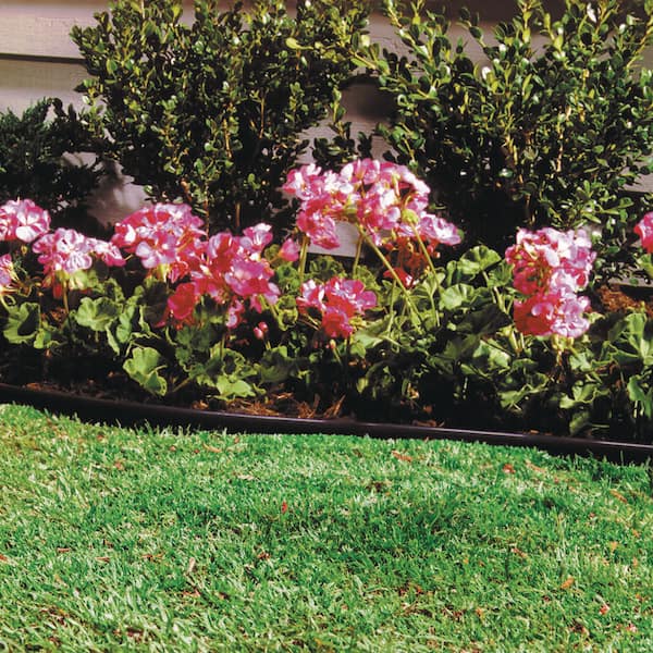 Vigoro 50 ft. Eco Edge Lawn Edging - Black CPLPCE5005PL - The Home Depot