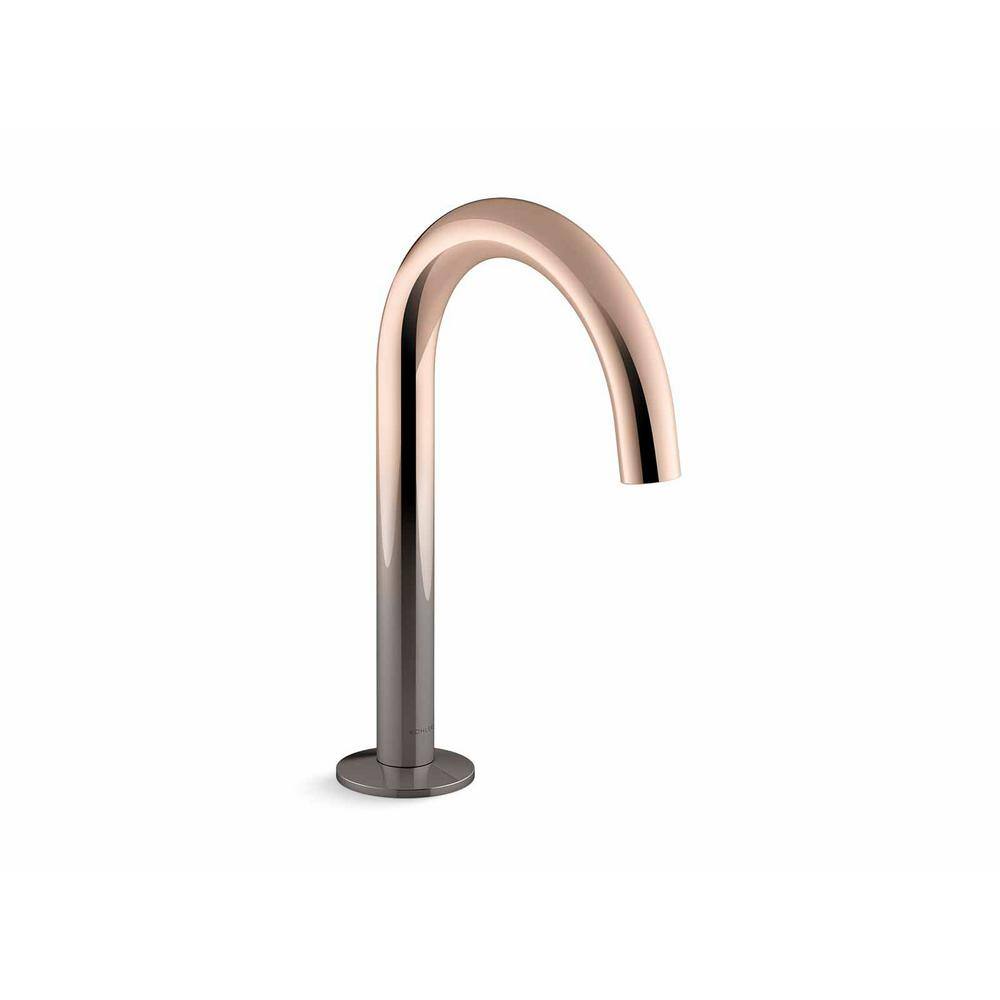 KOHLER Components Bathroom Sink Spout with Tube Design in Titanium to ...