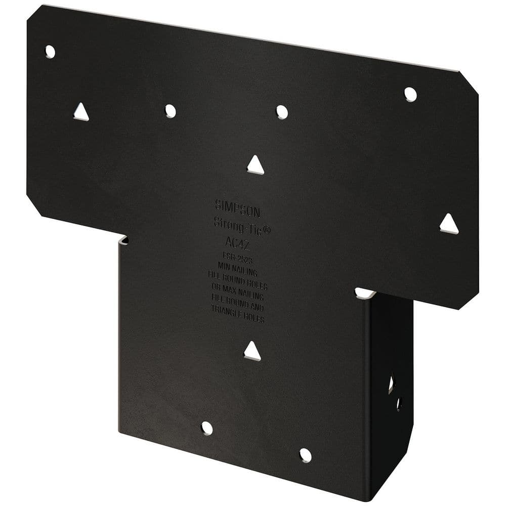 Simpson Strong-Tie Outdoor Accents ACPC ZMAX, Black Powder-Coated ...