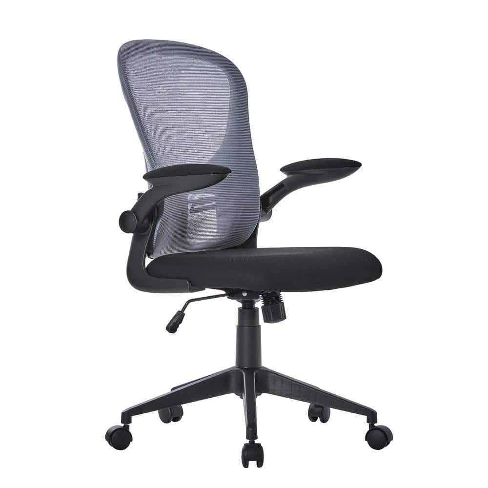 Allwex Mesh Seat Reclining Ergonomic Office Task Drafting Chair in Blue ...