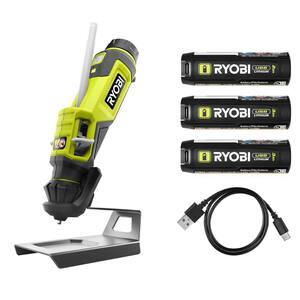 RYOBI USB Lithium Glue Pen Kit with 2.0 Ah USB Lithium Battery ...