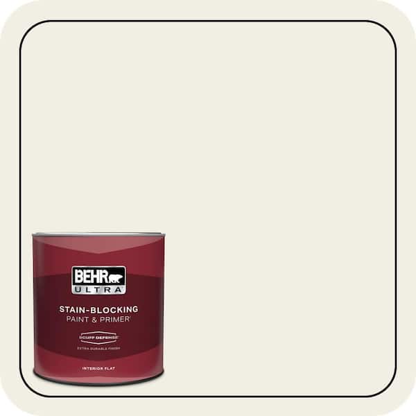 BEHR ULTRA 1 qt. #780C-1 Sea Salt Extra Durable Flat Interior Paint ...