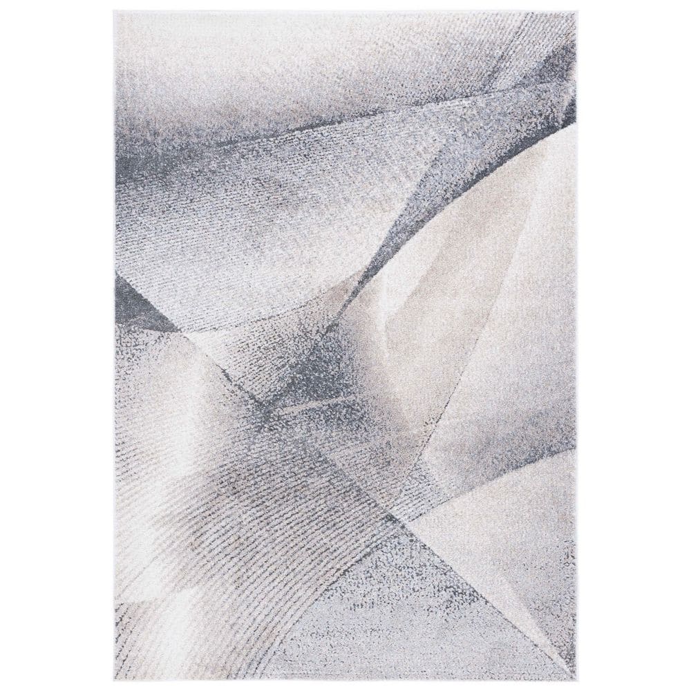 SAFAVIEH Opal 8 ft. x 10 ft. Gray/Ivory Abstract Gradient Area Rug ...