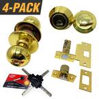 Premier Lock High Security Brass Combo Lock Set with Keyed-Alike Door ...
