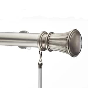 Art Decor Tekno 25 Decorative 132 in. Traverse Rod in Antique Silver ...