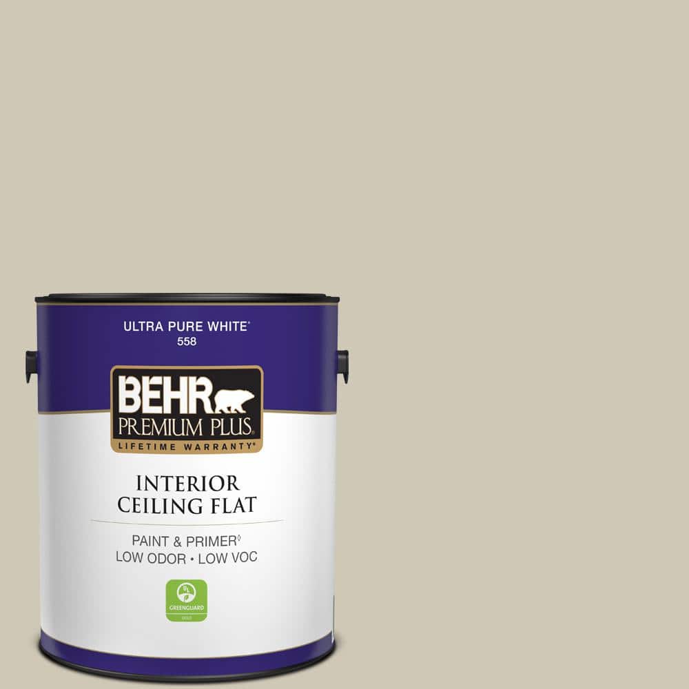 BEHR PREMIUM PLUS 1 gal. #PPU8-16 Coliseum Marble Ceiling Flat Interior ...