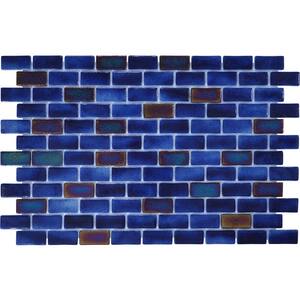 Glass Tile Love 6" x 6" Unconditional Glass Tile Love Blue Mix Glossy ...