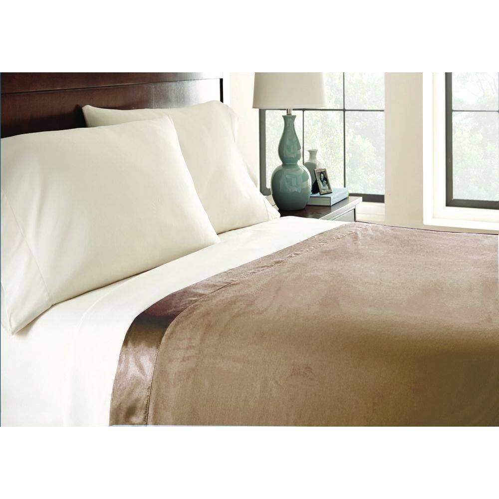 Micro Flannel Micro Flannel All Seasons Lightweight Flat Sheet ...