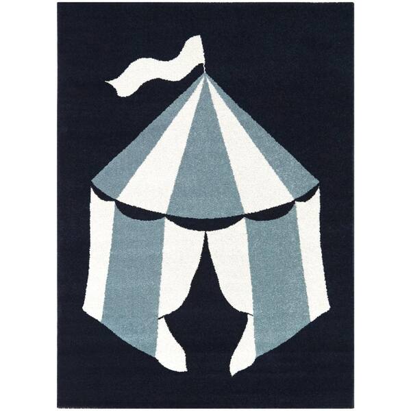 BALTA Lise Blue 5 ft. x 7 ft. Circus Tent Area Rug 3122520 - The Home Depot