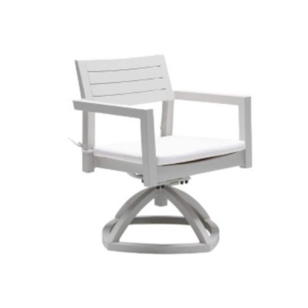 ITOPFOX Modern Aluminum Outdoor Patio Swivel Rocker with Fabric Cushion ...