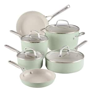 KitchenAid Hard Anodized Ceramic 10-Piece Hard Anodized Aluminum ...
