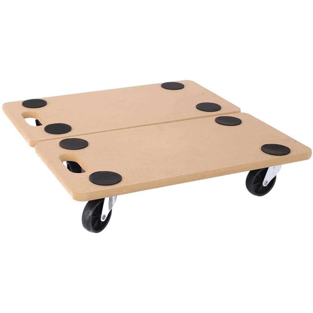 maocao hoom Furniture Moving Dolly, Heavy Duty Wood Rolling Mover with ...