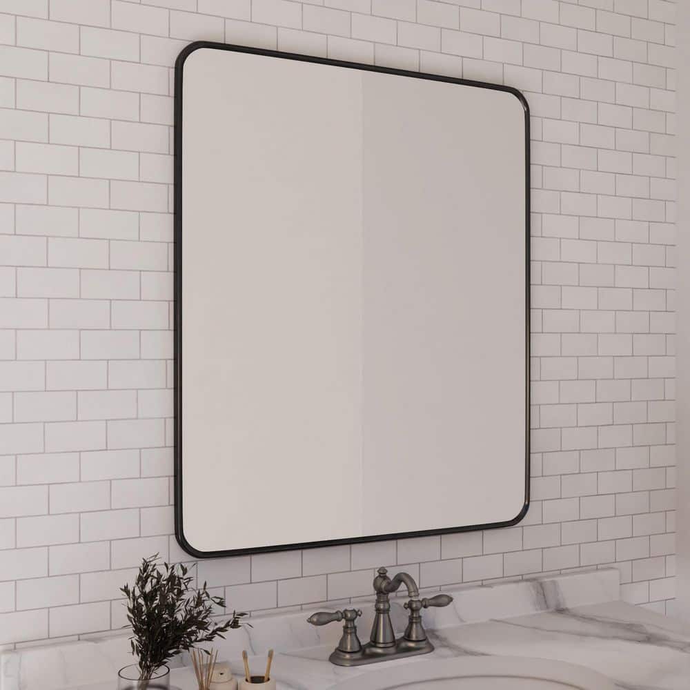 Buy 24 in. W x 36 in. H Rectangular Aluminum Framed Wall Bathroom ...
