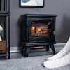 maocao hoom 10 in. Freestanding Electric Fireplace in Black SF507-17A ...